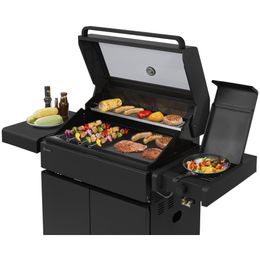 Tepro Gasgrill 'Hicksville' schwarz 161 x 119 x 62 cm