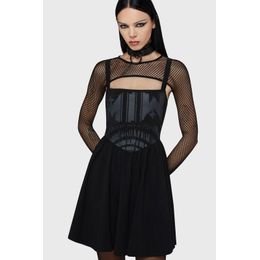 Motionless In White by Killstar Voices Spiral Mini Dress Kurzes Kleid schwarz in M KSRA014415