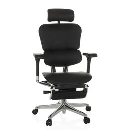 hjh OFFICE Luxus Chefsessel ERGOHUMAN PLUS LEGPRO GEN2 Leder mit Armlehnen (h&ouml;henverstellbar)