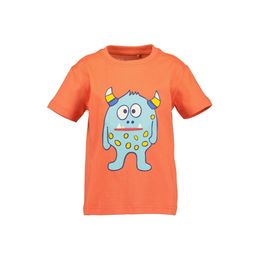 Blue Seven T-Shirt Jungen Gr&ouml;&szlig;e 122 hellblau / gelb / orange