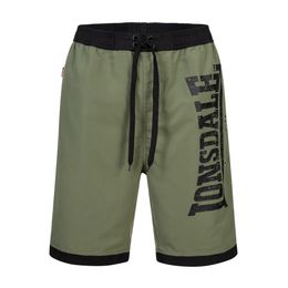 Lonsdale Badeshorts 'Clennell' Herren Gr&ouml;&szlig;e XXL oliv / schwarz