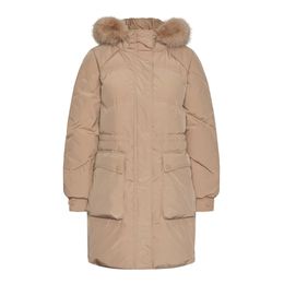 Y.A.S YAS Mantel 'ABELLA' Damen Gr&ouml;&szlig;e XS dunkelbeige Wintermantel
