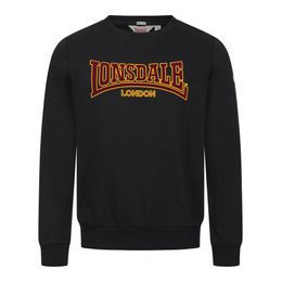 Lonsdale Sweatshirt 'Classic LL001' Herren Gr&ouml;&szlig;e L orange / karminrot / schwarz