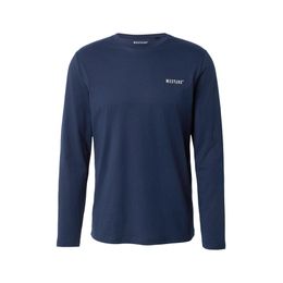 Mustang Shirt 'Asheville' Herren Gr&ouml;&szlig;e 5XL navy / wei&szlig;