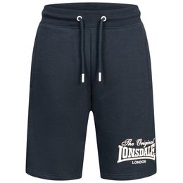 Lonsdale Sweatshorts 'HULTON' Herren Gr&ouml;&szlig;e XL hellbeige / dunkelblau