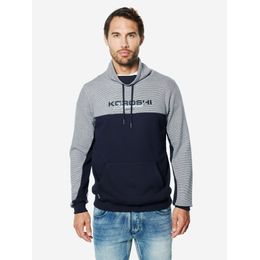 Koroshi Sweatshirt Herren Gr&ouml;&szlig;e XXL navy / wei&szlig;