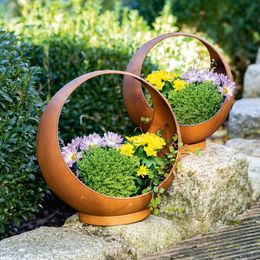 Pflanzkugel "Rost", 2er Set