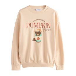 next Sweatshirt Damen Gr&ouml;&szlig;e XS beige / mischfarben
