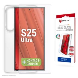 Displex Displayschutzglas "Real Glass Screen Protection inkl. Case", transparent, B:9,4cm H:2,3cm T:20mm, Displayfolien, Displayschutzfolie, Schutzfolie, Bildschirmschutz, kratz- & sto&szlig;fest