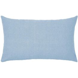 Dekokissen Pad "Leda", light blau, unifarben, B:30cm L:50cm, Baumwolle, Dekokissen_Sitzkissen_Kissenh&uuml;llen, 100% Baumwolle