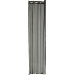 Vorhang HOMING "Hannah" Gr. 1, silber (silberfarben), B:140cm H:245cm, Polyester, Gardinen, Vorhang Hannah