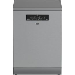 Beko Standgeschirrsp&uuml;ler "BDFN36462XP", Energieeffizienz: A (A-G), grau, B:60cm H:85cm T:59,8cm, Geschirrsp&uuml;ler, Die PowerIntense-Technologie sorgt f&uuml;r herausragende Sp&uuml;lergebnisse