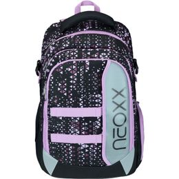 Schulrucksack neoxx "Active Pro", Kinder, Gr. B/H/T: 31cm x 45,5cm x 24cm, pruple crush, Polyester, Rucks&auml;cke Schulrucksack