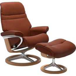 stressless "Sunrise" mit Signature Base, Gr&ouml;&szlig;e M, Gestell Eiche, in 2 Bezugsqualit&auml;ten lieferbar