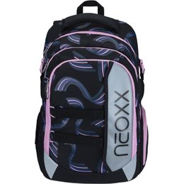Schulrucksack neoxx "Active Pro", Kinder, Gr. B/H/T: 31cm x 45,5cm x 24cm, hello wave, Polyester, Rucks&auml;cke Schulrucksack