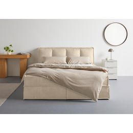 LeGer Home by Lena Gercke "Addyson" H&auml;rtegrade H2, H3 und H4 w&auml;hlbar, Boxspringbett inkl. Topper, 2 Matratzen