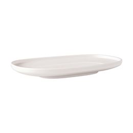 Villeroy & Boch Servierplatte VILLEROY & BOCH "Universalplatte Afina 23 x 13 cm wei&szlig;", wei&szlig;, L:23,1cm, Porzellan, Servierplatten, Servierplatte