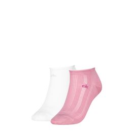 Sneakersocken Calvin Klein "CK WOMEN SNEAKER PELERINE", Damen, rose pink, Baumwollmischung, normal, Socken Sneakersocken, mit kleinem Rollbund, Cotton-Mix, elastisch