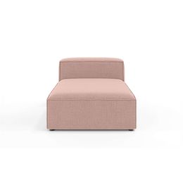 Chaiselongue OTTO HOME "XL HAILY extra tief Loungem&ouml;bel zum Relaxen, Ma&szlig;e B/T/H: 100/160/72 cm", rot (coral), B:100cm H:72cm T:160cm, 100% Polyester, Sofas, Chaiselongue, als Modul oder separat verwendbar, f&uuml;r individuelle Zusammenstellung