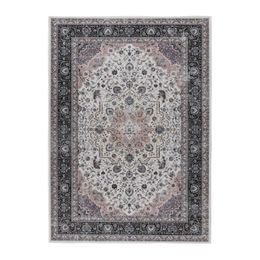 Teppich Kayoom "Rocks 425", elfenbein, B:80cm H:6mm L:150cm, Polyester, Teppiche, Teppich, Kurzflor, Orient Optik, Wohnzimmer