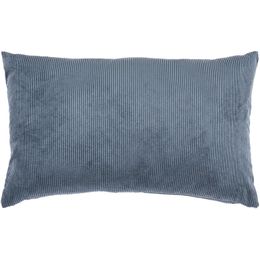 Dekokissen Pad "CASUAL", dusty blau, unifarben, B:35cm L:60cm, Polyacryl, Polyester, Dekokissen_Sitzkissen_Kissenh&uuml;llen, Made in Europe