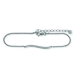 CAI Armband CA&Iuml; "925/- Sterling Silber rhodiniert Topas", wei&szlig;, Armb&auml;nder, Damen, 17+3cm, Silber 925 (Sterlingsilber), gl&auml;nzend, Armband