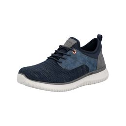 Sneaker Rieker "Rieker Sneaker Textil", Herren, Gr. 42, blau, Textil, Schuhe Sneaker