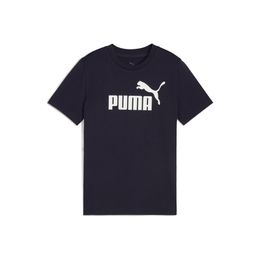 Puma T-Shirt 'ESS No. 1' Jungen Gr&ouml;&szlig;e 152 nachtblau / wei&szlig;