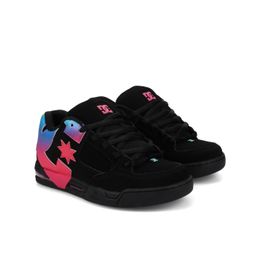 Sneaker DC Shoes "Command", Damen, Gr. 8(39), schwarz, multi, Obermaterial:52.53% Leder + 47.47% Synthetic;, Schuhe Sneaker