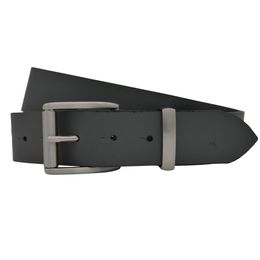 Lederg&uuml;rtel AnnaMatoni "AnnaMatoni Herren Lederg&uuml;rtel Zeitloses Design G&uuml;rtel 4cm breit", Herren, Gr. TW85 - 100cm Gesamtl&auml;nge, grau 730, 100% Leder, G&uuml;rtel Lederg&uuml;rtel