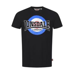 Lonsdale T-Shirt 'Huyton' Herren Gr&ouml;&szlig;e XL blau / rot / schwarz / wei&szlig;