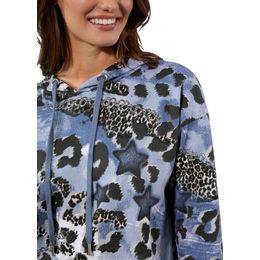 Heine Damen Sweatshirt, Blau, Gr. 54, Langarm-Shirts, 100% Baumwolle