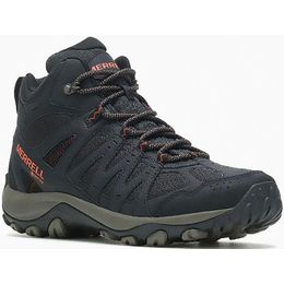 Wanderschuh Merrell "ACCENTOR 3 SPORT MID GORETEX", Damen, Gr. 48, orange (schwarz, orange), Synthetik, Textil, Schuhe Wanderschuh, wasserdicht