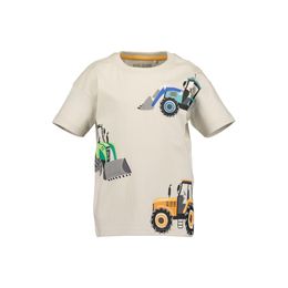 Blue Seven Shirt boy size 98 Beige / Turquoise / Grey / Orange