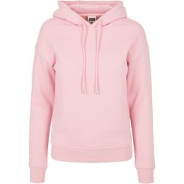 Hoodie Urban Classics "Urban Classics Damen Ladies Hoody", Damen, Gr. S, girlypink, 63% Baumwolle, 37% Polyester, unifarben, Sweatshirts Hoodie