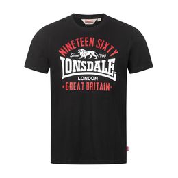 Lonsdale T-Shirt 'Kilchoan' Herren Gr&ouml;&szlig;e XXL rot / schwarz / wei&szlig;
