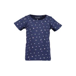 Blue Seven T-Shirt M&auml;dchen Gr&ouml;&szlig;e 122 dunkelblau / mint / rosa