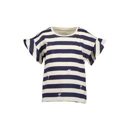 Blue Seven T-Shirt M&auml;dchen Gr&ouml;&szlig;e 134 marine / offwhite