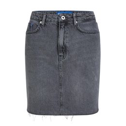 KARL LAGERFELD JEANS Rock Damen Gr&ouml;&szlig;e 40 azur / grey denim / schwarz