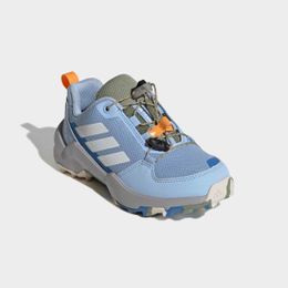Wanderschuh adidas terrex "TERREX AX4S SPEED LACING", Kinder, Gr. 37, globlu, cwei&szlig;, gretwo, Synthetik, Textil, Schuhe Wanderschuh, f&uuml;r Kinder