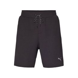 Puma Sportshorts 'CLOUDSPUN' Herren Gr&ouml;&szlig;e XL hellgrau / schwarzmeliert