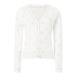 Guess Strickjacke Damen Gr&ouml;&szlig;e S creme / silber