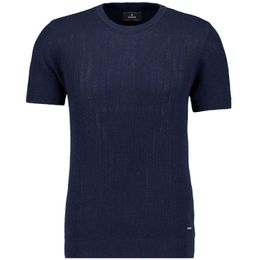 Rundhalspullover Ragman, Herren, Gr. 52, marineblau, 100% Baumwolle, Rundhals, Pullover Rundhalspullover