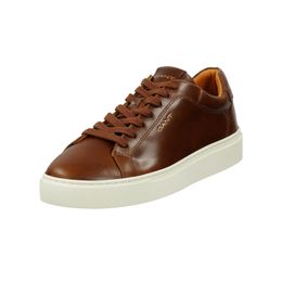 Sneaker Gant "Mc Julien", Herren, Gr. 41, tan, Leder, Schuhe Sneaker, Business Schn&uuml;rschuh, Retro Sneaker mit Lederinnensohle