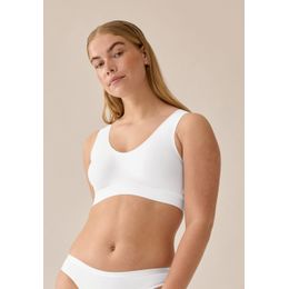 Gemoldeter BH Naturana "Smoothing", Damen, Gr. M, N-Gr, wei&szlig;, Obermaterial: 77% Polyester, 23% Elasthan, BHs, hohe Seitenteile, weich, bequem, basic, breite Tr&auml;ger, ohne B&uuml;gel