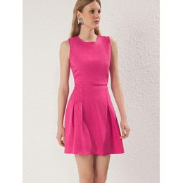 Trendyol Kleid Damen Gr&ouml;&szlig;e 34 pink Winterkleid