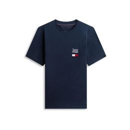 Tommy Hilfiger Shirt 'Brand Love' male size XL Navy / Red / White