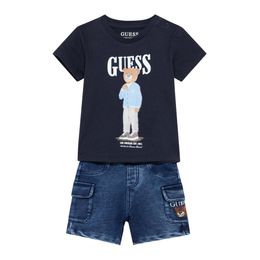Guess Set Jungen Gr&ouml;&szlig;e 86 navy / hellblau / umbra / wei&szlig;