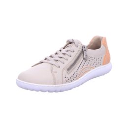 Rieker Schn&uuml;rschuh Damen Gr&ouml;&szlig;e 36 creme / orange