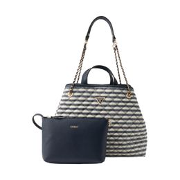 Guess Tasche 'GIULLY II' Damen Gr&ouml;&szlig;e One Size navy / naturwei&szlig;